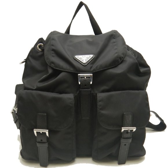 Prada | Bags | Prada Silver Backpack | Poshmark
